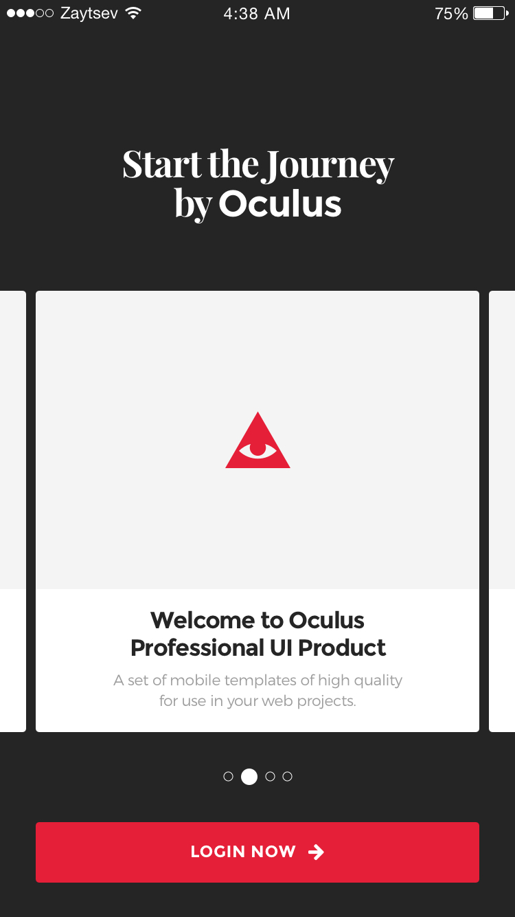 Oculus iOS Wireframe UI Kit by Qo7 | ThemeForest